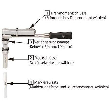 Tohnichi MPQL Colour Marking Pre-Lock Torque Wrenches